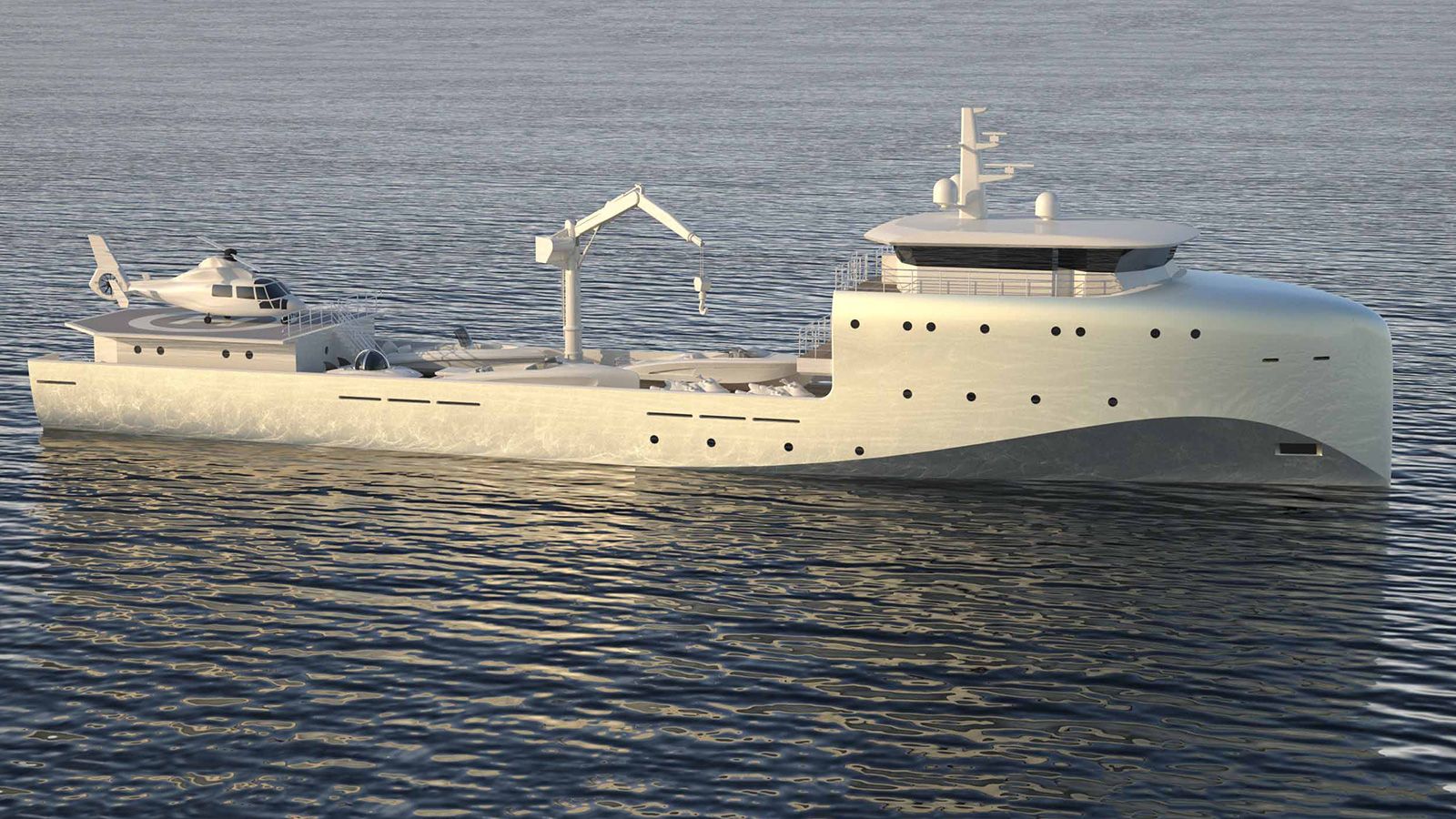New-build Dorries yacht support vessel for sale